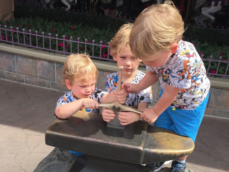 The Trick to Pulling Out the Sword in the Stone at Disney